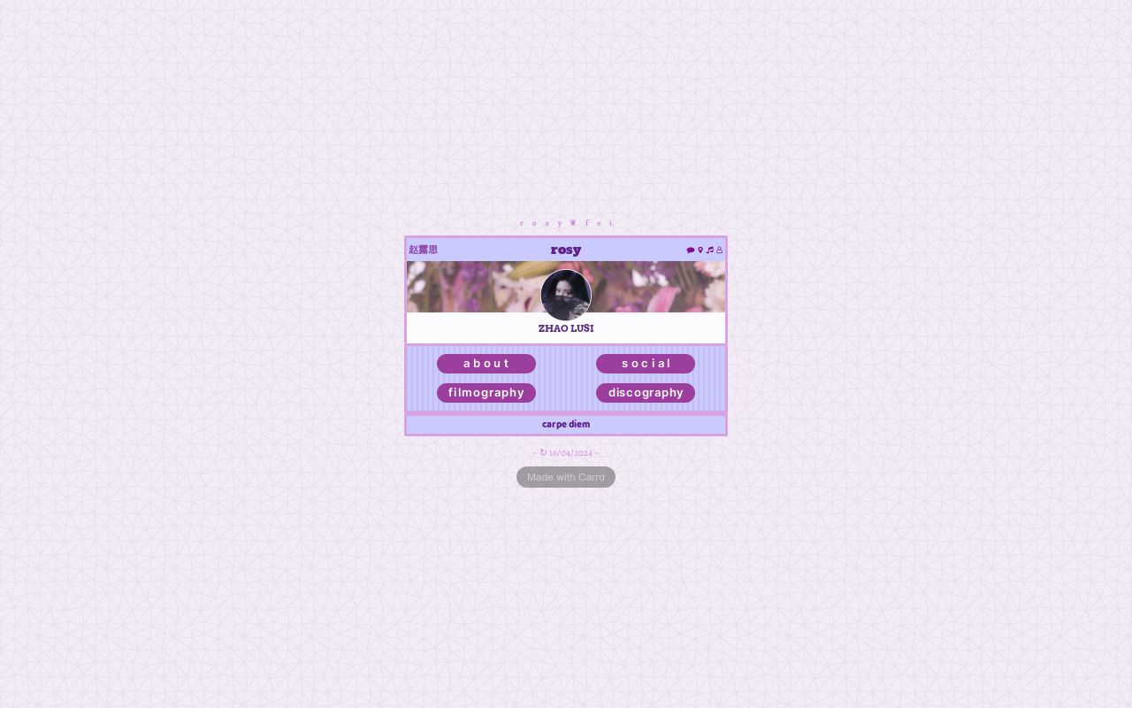 guide to zhao lusi • 赵露思